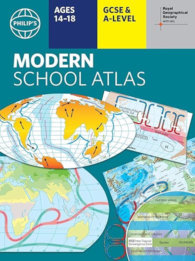 Philip's RGS Modern School Atlas: Paperback 101st Edition (Philip's Wo ...